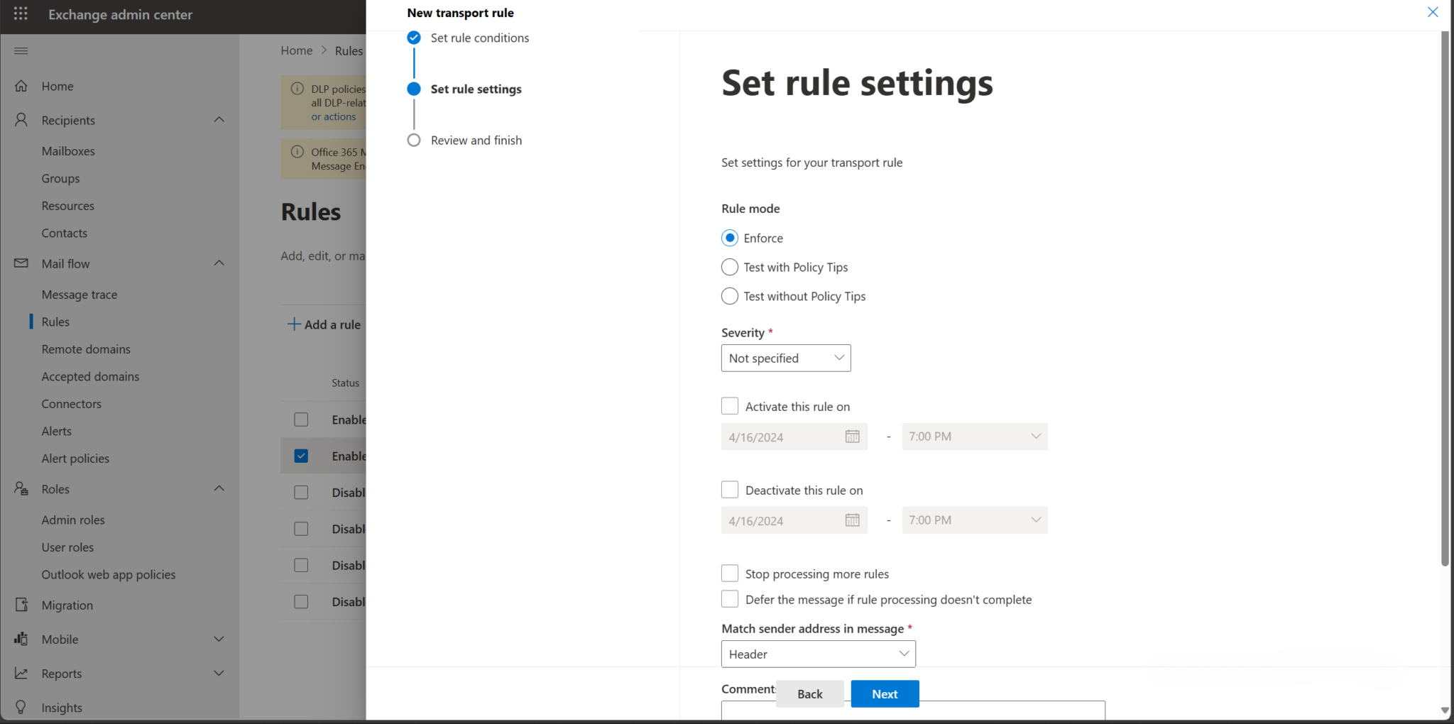 How to Configure Mail Flow Rules in Exchange Online - Evolve Connect