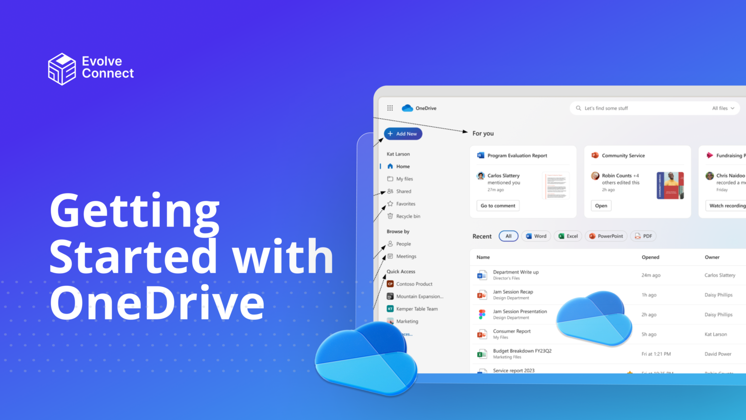 Getting Started with OneDrive - Evolve Connect